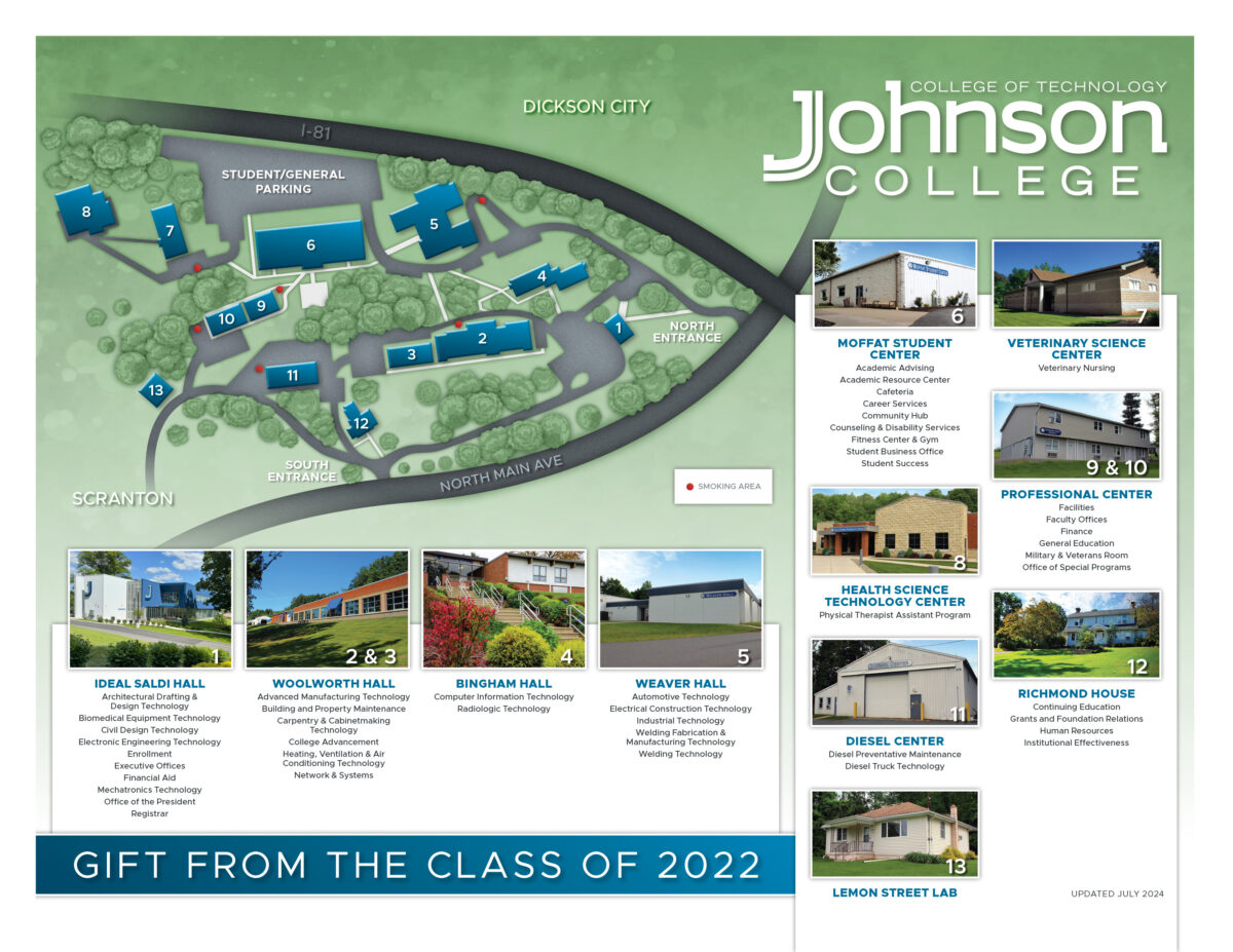 Scranton Campus Map - Johnson College of Technology
