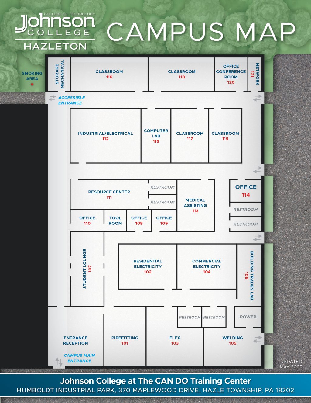 Hazleton Campus Map - Johnson College of Technology