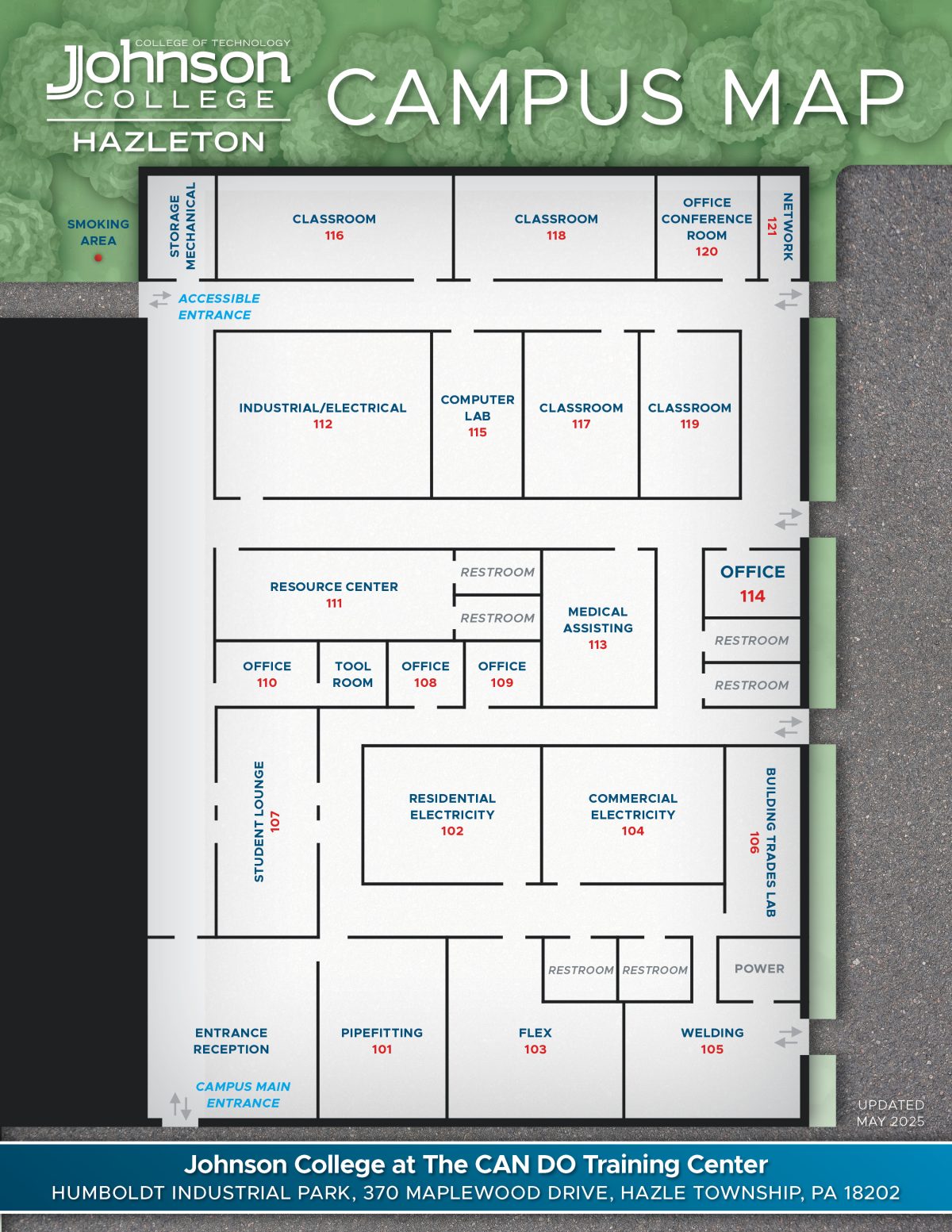 Hazleton Campus Map - Johnson College of Technology